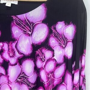 Laura | Tops | Laura Plus Floral Asymtrical Overlay Blouse Size 2x ...